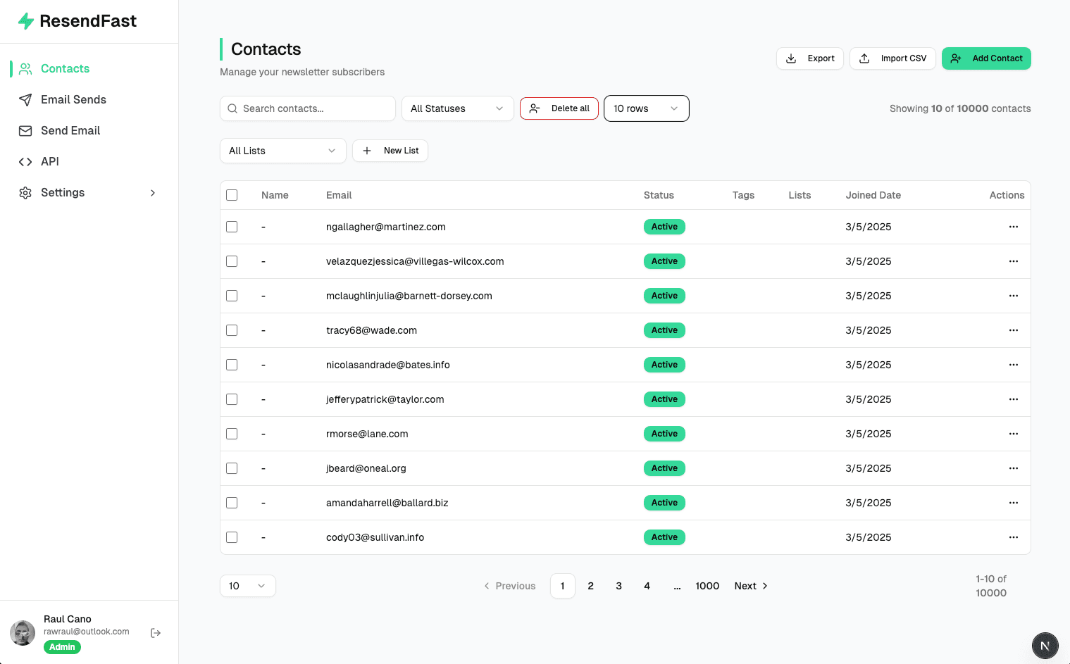 ResendFast | The Simple Email Platform for Resend